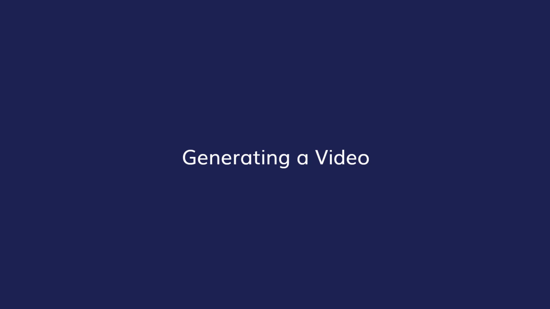 Generating a Video - Grow your audience on Linkedin with quality content