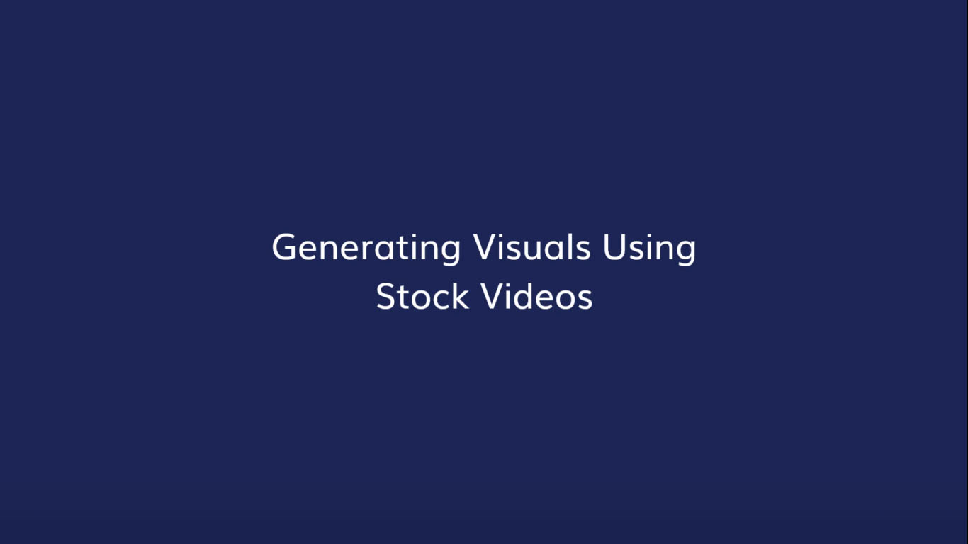 Generating Visuals Using Stock Videos - Grow your audience on Linkedin ...